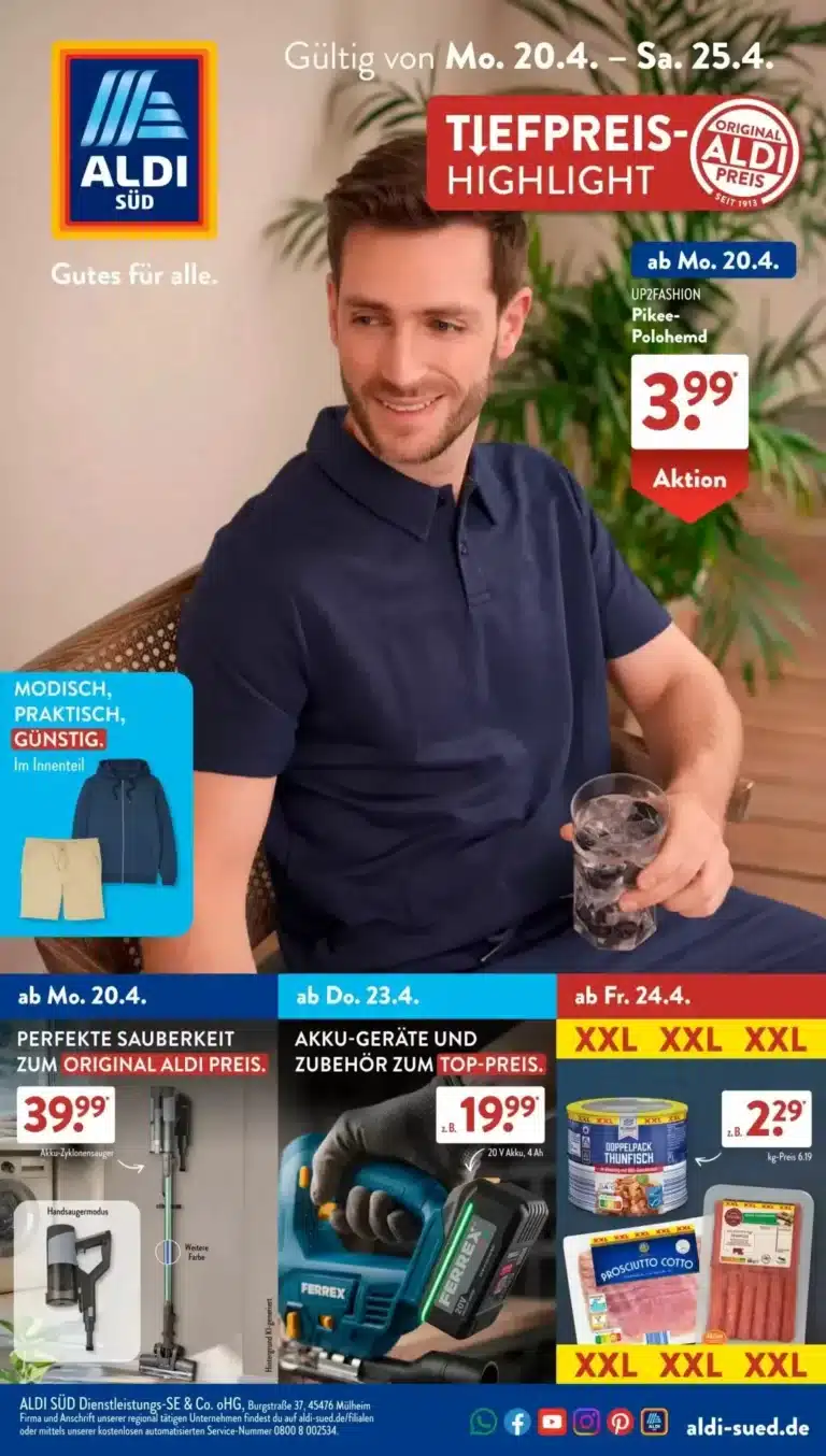 Aldi Süd prospekt 30.03.2026 zum blättern nächste woche🍬