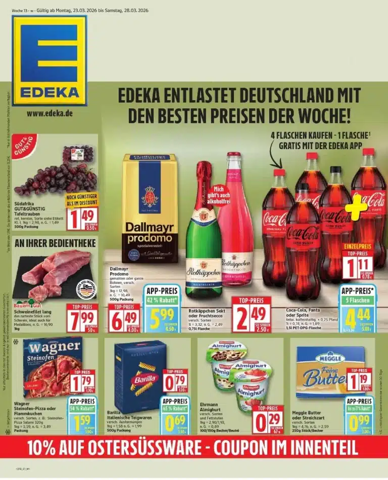 Еdeka prospekt von 16.03.2026 nächste Woche zum blättern