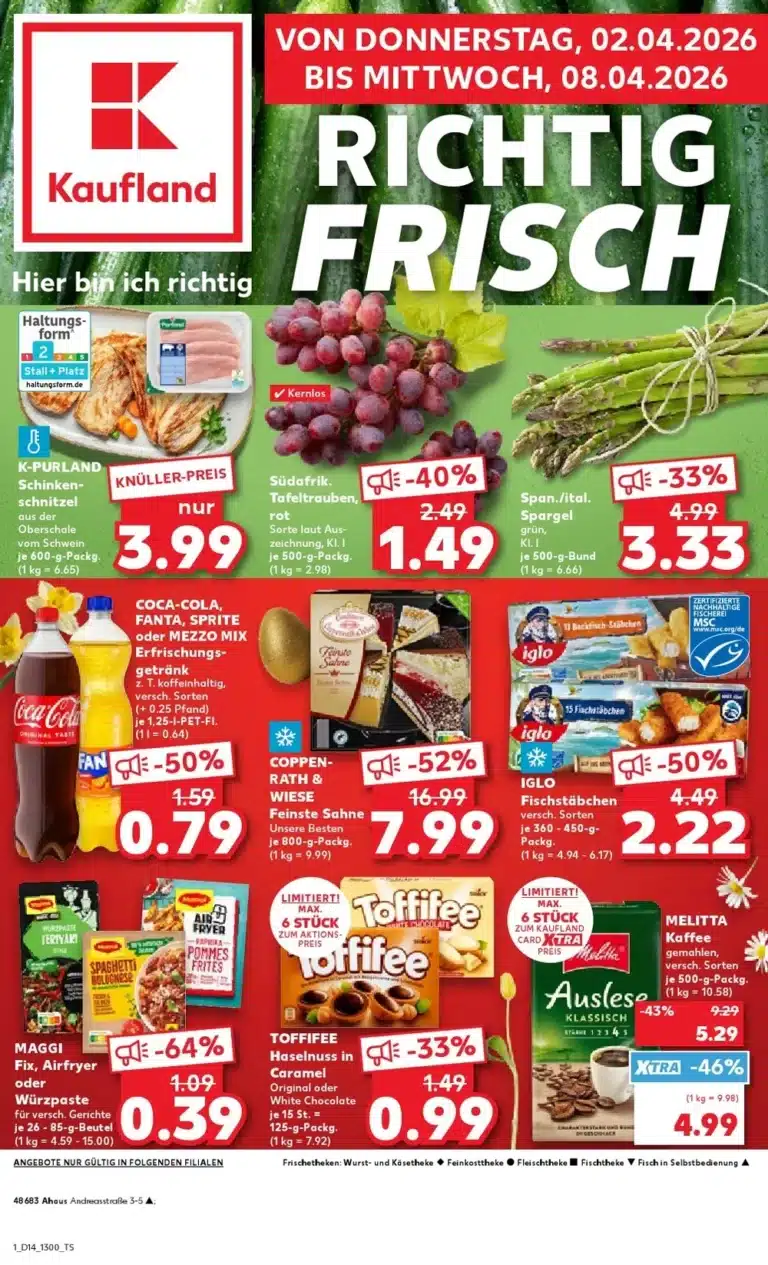 Elegantes Kaufland Sinsheim Prospekt Fotos