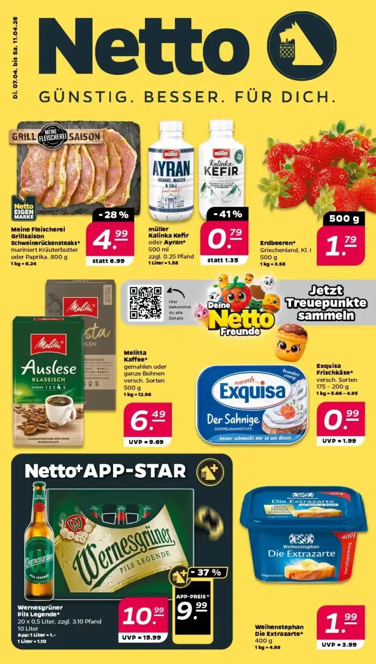Netto Prospekt aktuell Angeboten letzte 🍎diese Woche Blättern