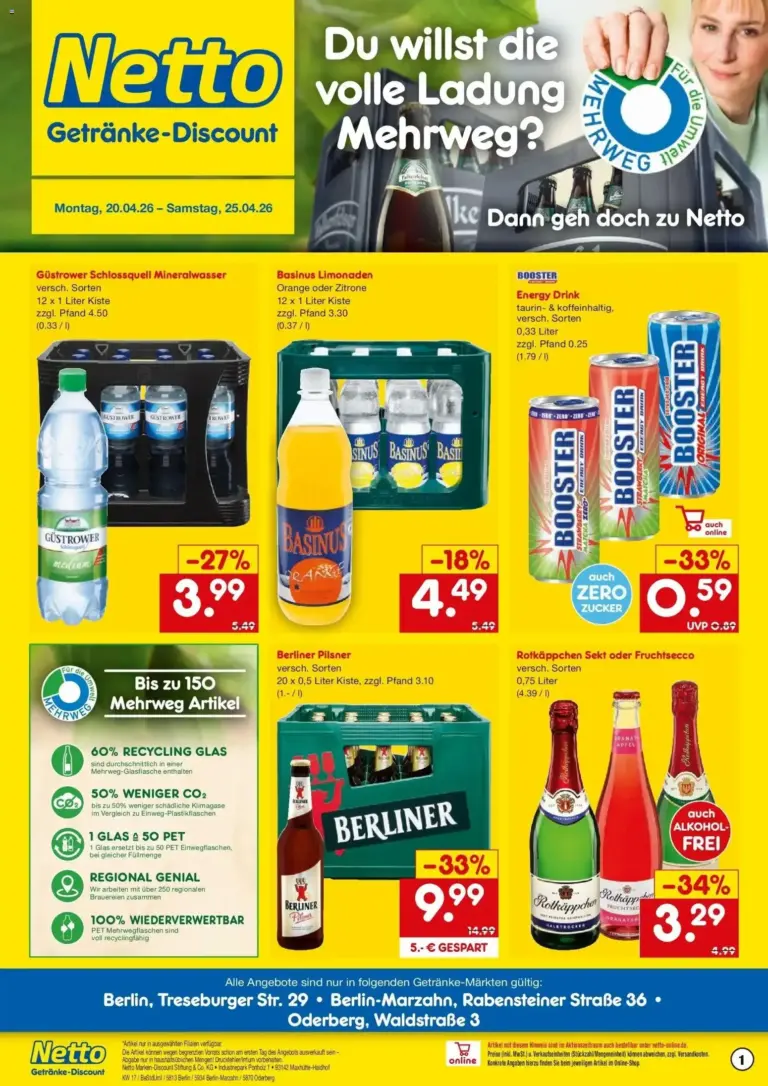 Luxus Netto Getränkemarkt Prospekt Angebote Fotos