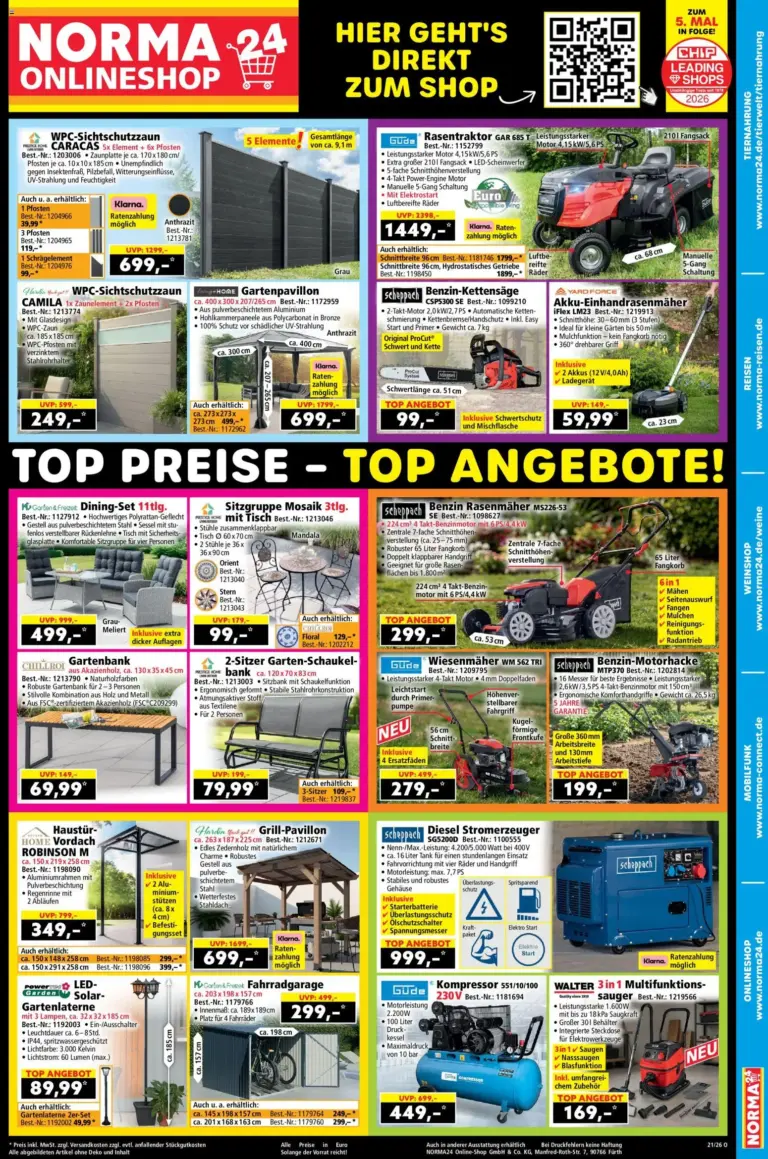 Norma Prospekt ab 11.05.2026 bis 16.05.2026 - diese woche zum blättern
