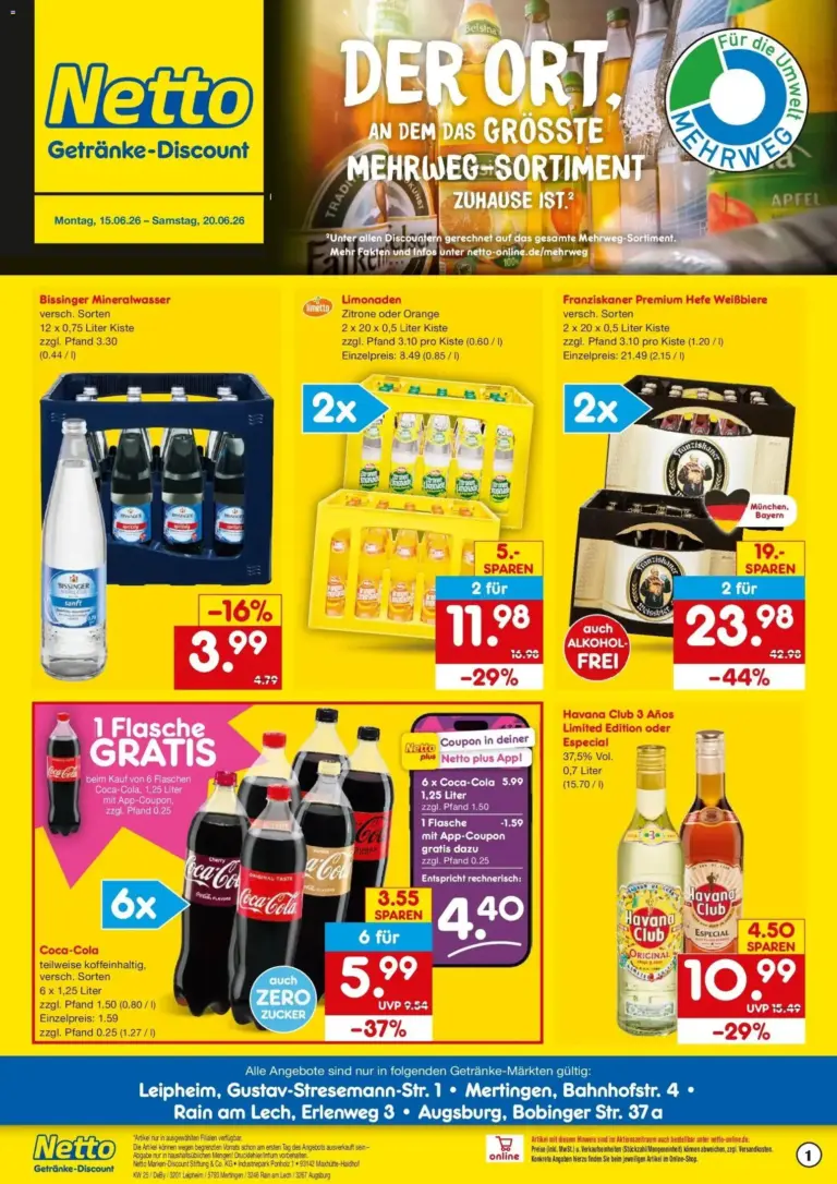 Netto Marken-Discount Prospekt 22.06.2026 + - diese woche zum blättern